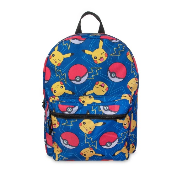 Pokemon | Accessories | Pokemon Pikachu Pokeball Unisex Backpack Blue ...